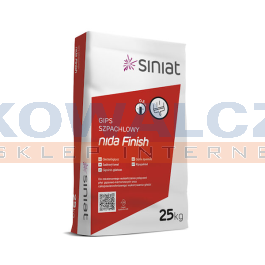 NIDA Gips szpachlowy Nida Finisz 25kg/op.worek 42szt/pal (91100) - E ...